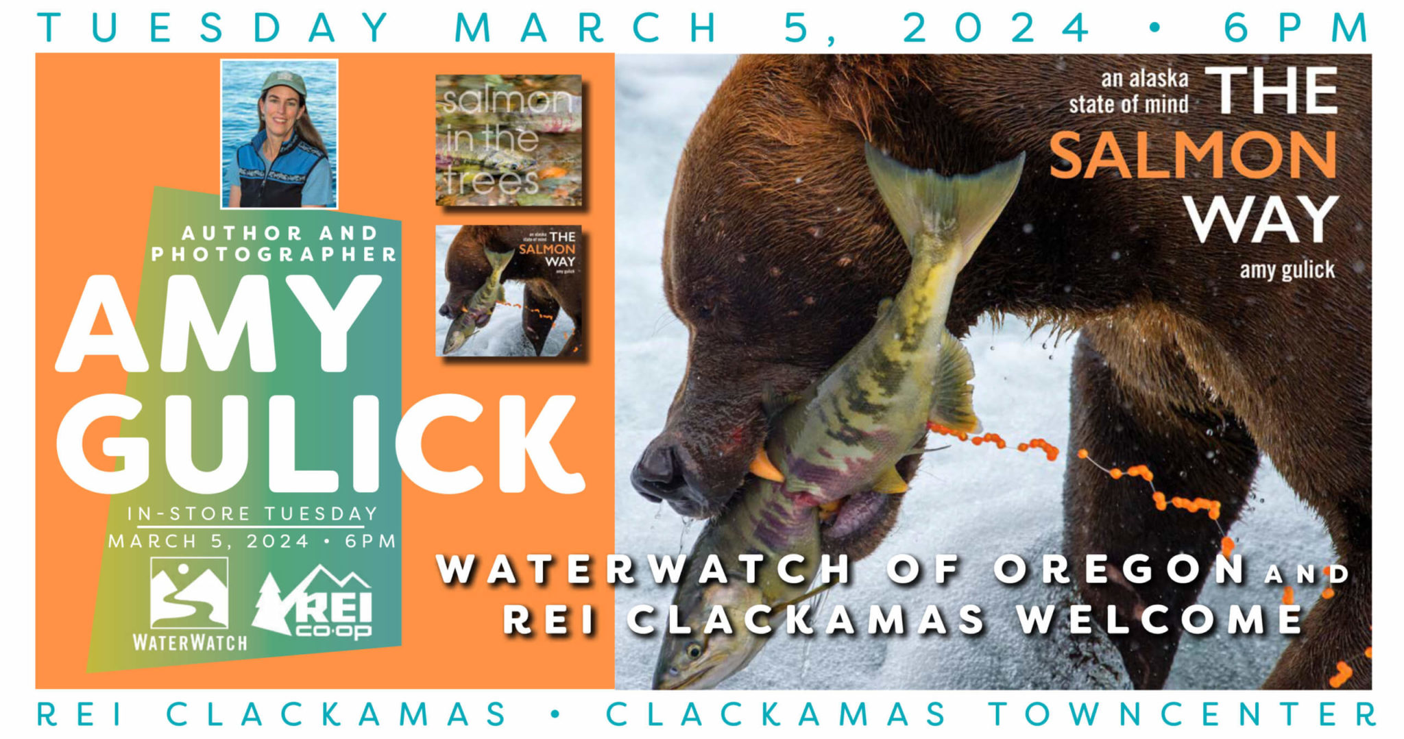 WaterWatch Presents Author and Photographer Amy Gulick March 5th