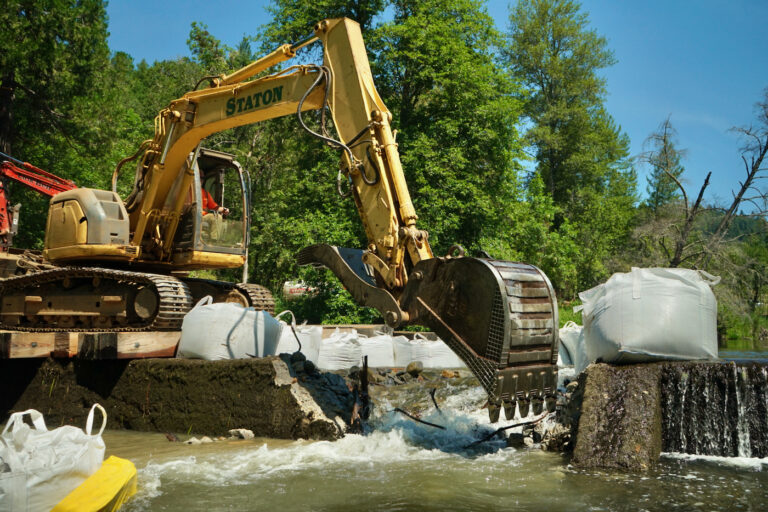 Third Dam Removed, Fish Passage Improved on Evans Creek - WaterWatch